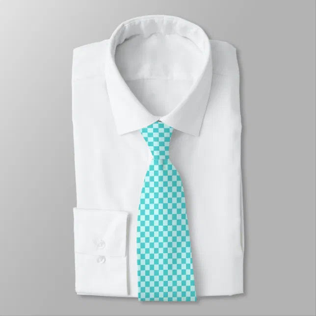 Blue Combination Classic Checkerboard by STaylor Neck Tie | Zazzle