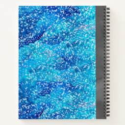 Blue Composition Style Notebook | Zazzle