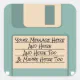Blue Computer Old School Floppy Disk Stickers | Zazzle