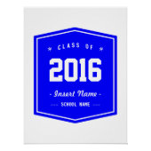 Blue Cool Class Poster | Zazzle