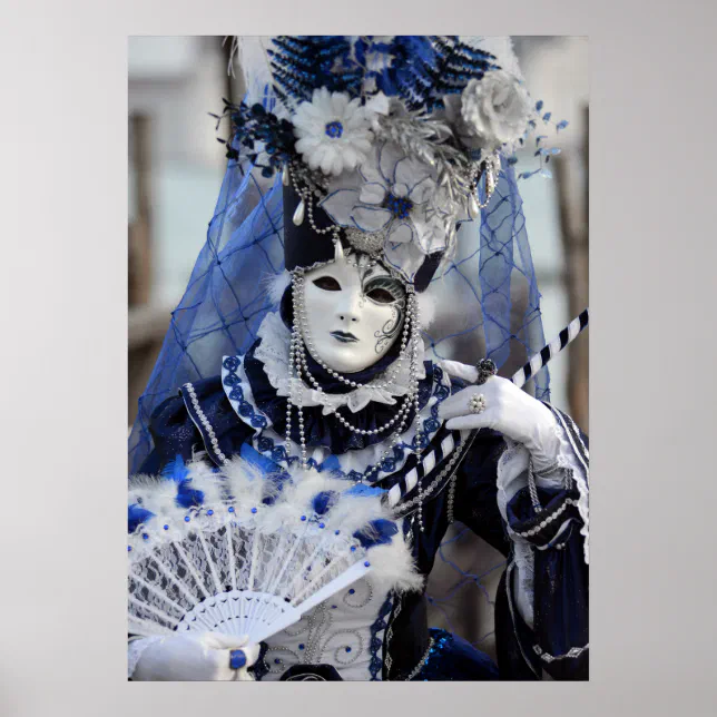Blue Costume Poster | Zazzle