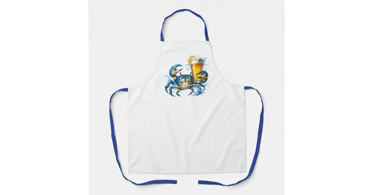 Blue Crab Apron | Zazzle