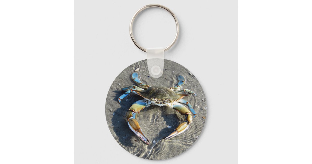 Blue Crab Key Chain | Zazzle