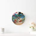 Blue Crab of Maryland Round Clock | Zazzle