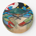 Blue Crab of Maryland Round Clock | Zazzle