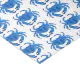Blue Crab Seaside Ocean pattern Tissue Paper | Zazzle