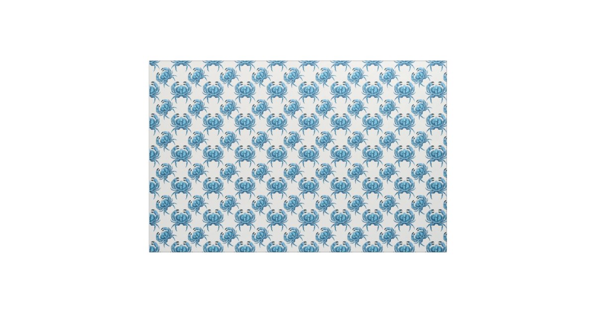 seaside pattern fabric