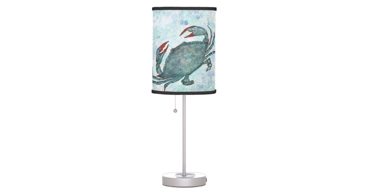 Blue Crabs Table Lamp | Zazzle
