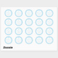 Blue Cross Address Label/Favor Sticker | Zazzle