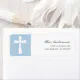 Blue Cross Baptism Labels | Zazzle