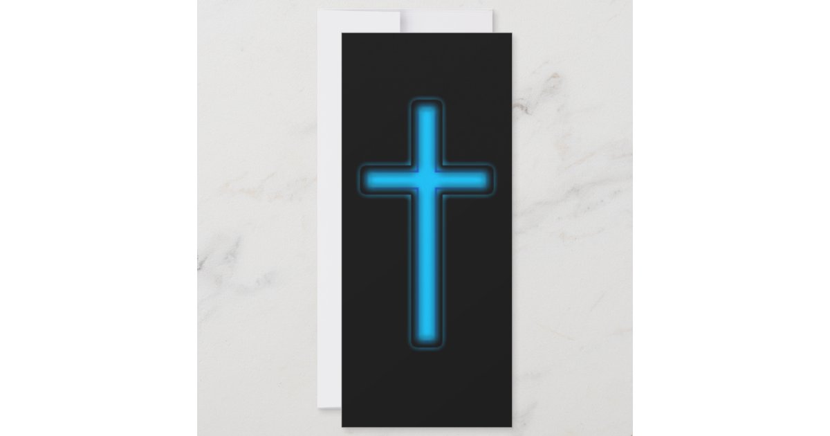 Blue Cross Invitation | Zazzle