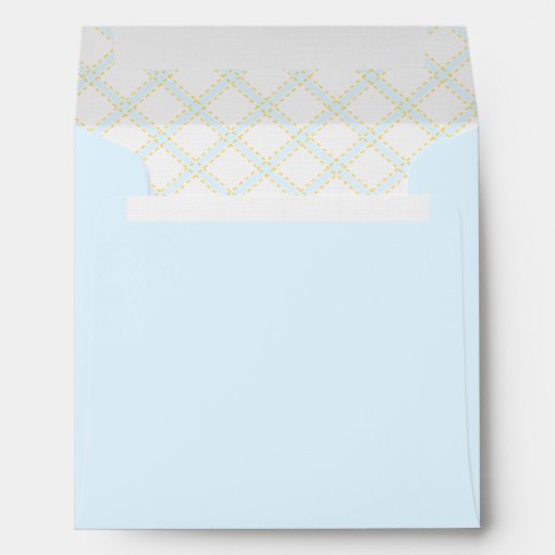 Blue Custom Envelope | Zazzle