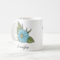 Blue Daisy Coffee Mug | Zazzle