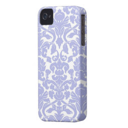 Blue Damask iPhone 4 Case | Zazzle