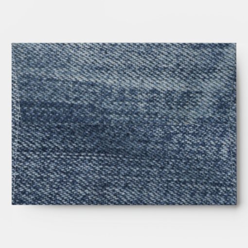 blue denim jeans modern envelopes | Zazzle