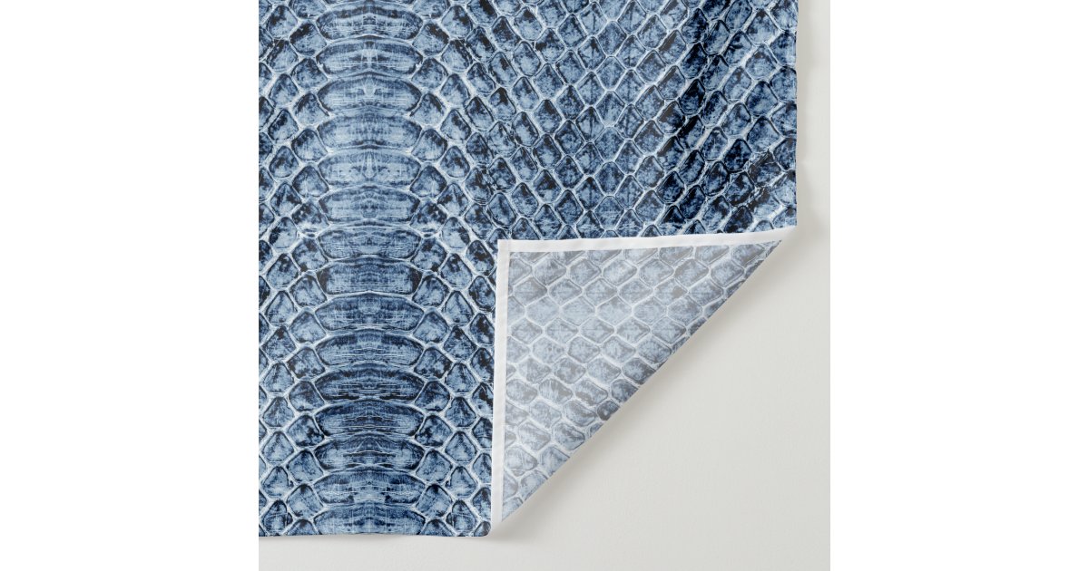 Blue Denim Viper Snakeskin Backdrop | Zazzle