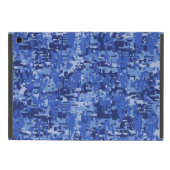 Blue Digital Pixels Camouflage Decor Texture iPad Mini Cover | Zazzle