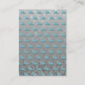 Blue Dinosaur QR Code Baby Registry Enclosure Card | Zazzle