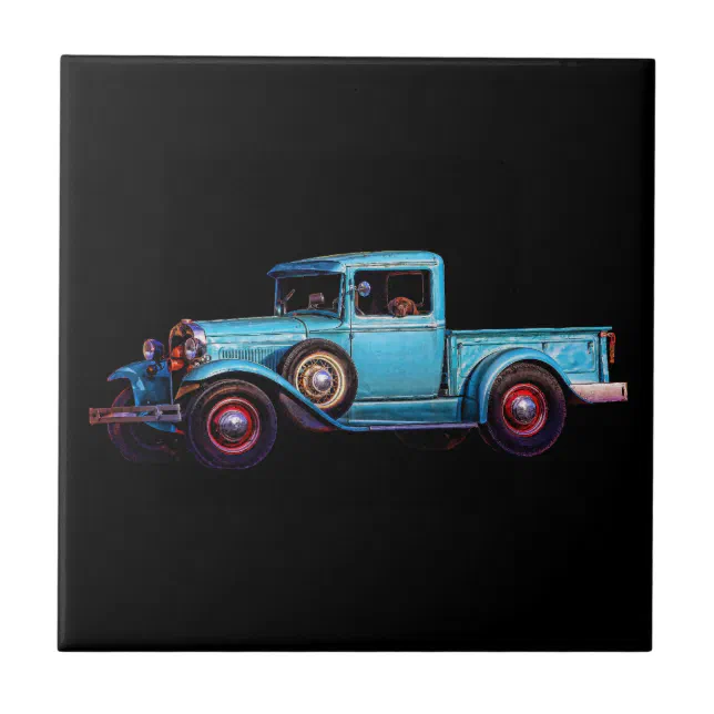 BLUE DOG CERAMIC TILE | Zazzle