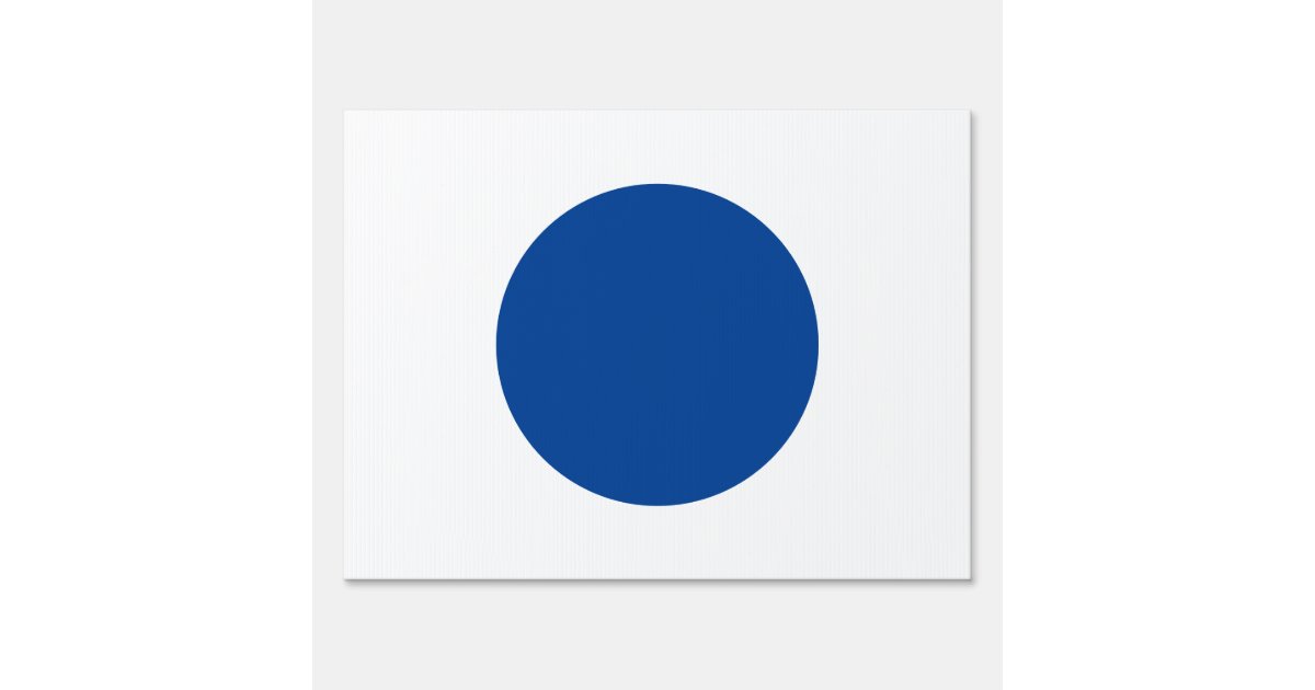 Blue Dot Sign | Zazzle