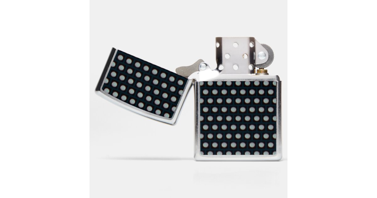 Blue Dot Zippo lighter | Zazzle