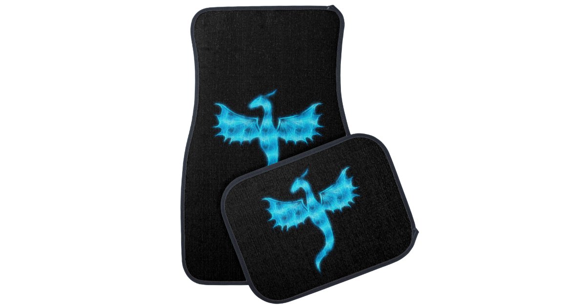 Blue Dragon Car Mat | Zazzle