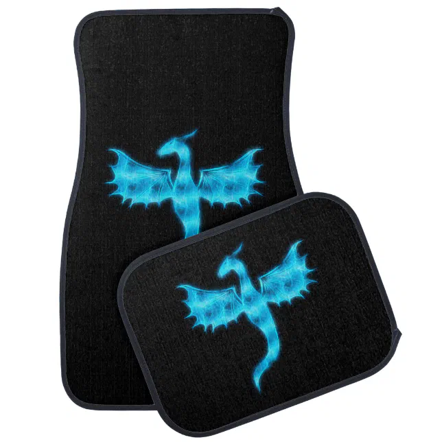 Blue Dragon Car Mat | Zazzle