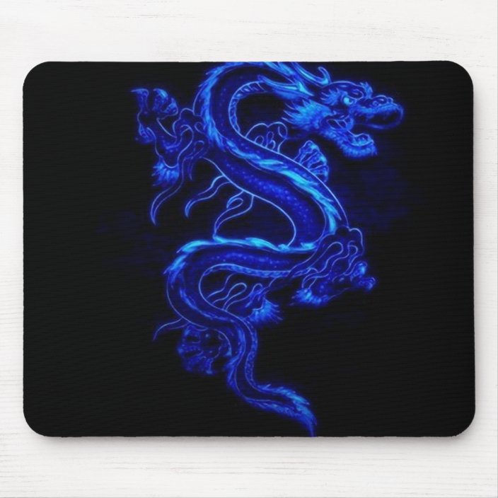 Blue Dragon Gaming Mousepad | Zazzle