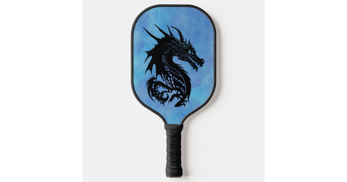 Blue Dragon Pickleball Paddle | Zazzle