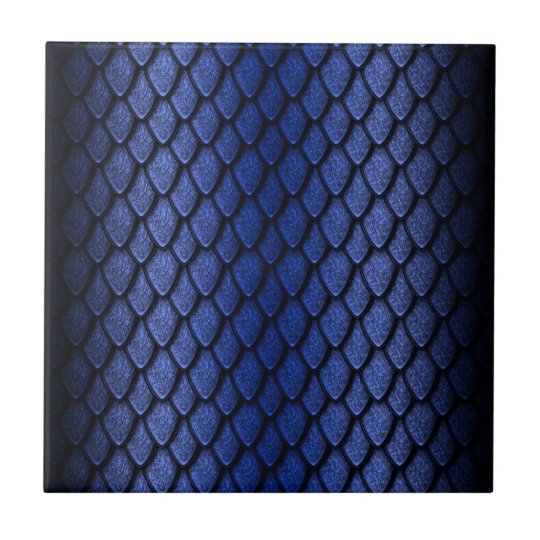 Blue Dragon Scales Ceramic Tile | Zazzle.com