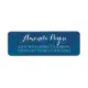 Blue Drizzle Baby Shower Label | Zazzle