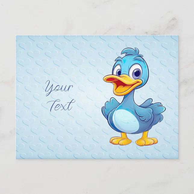 Blue Duck Postcard | Zazzle