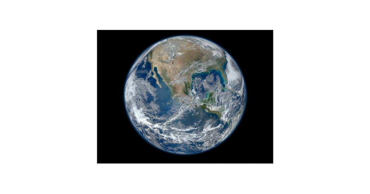 Blue Earth Postcard | Zazzle.com