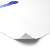 Blue Enso Poster | Zazzle