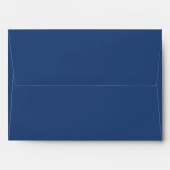 Blue Envelope with a Blue and White Striped Liner | Zazzle