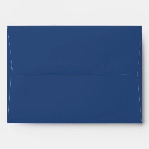 Blue Envelope with a Blue and White Striped Liner | Zazzle