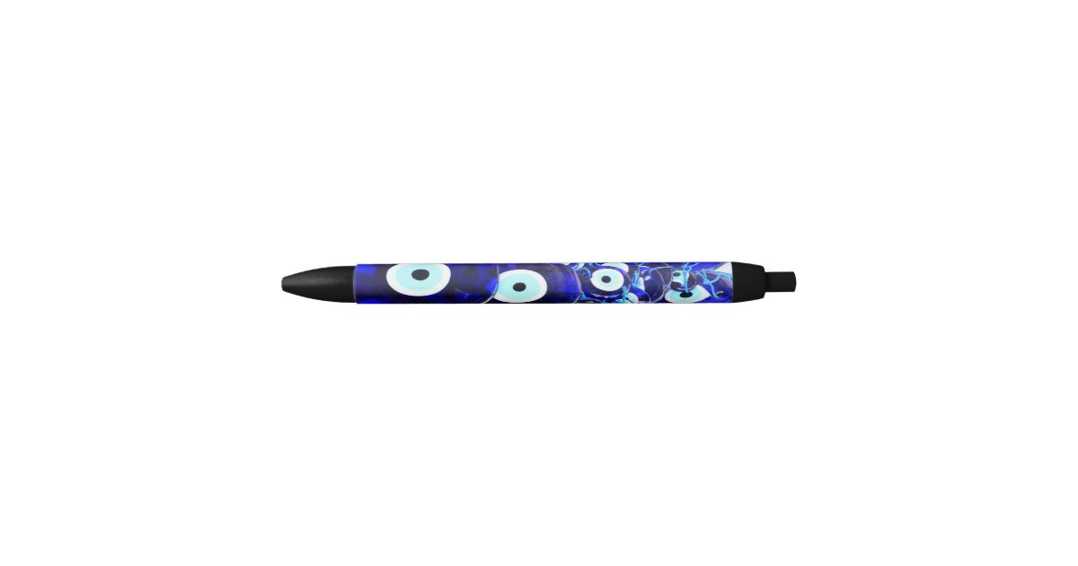 Blue Evil Eye amulets Pen | Zazzle