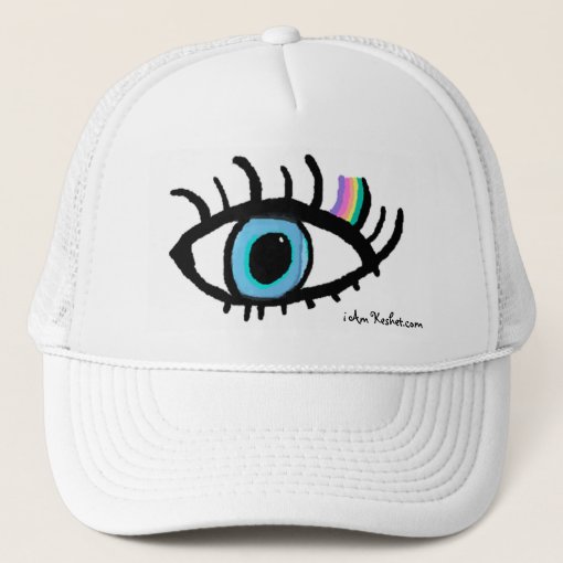 Blue Evil Eye Hat | Zazzle