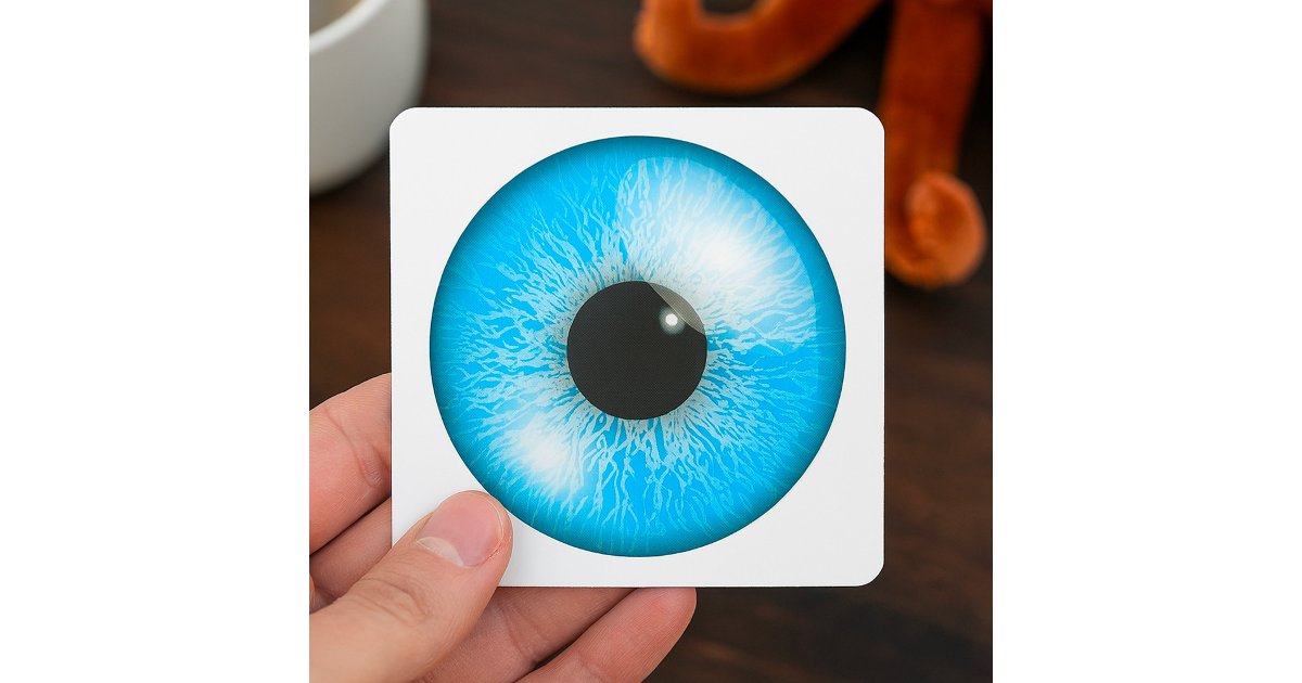 Blue Eye Stickers | Zazzle