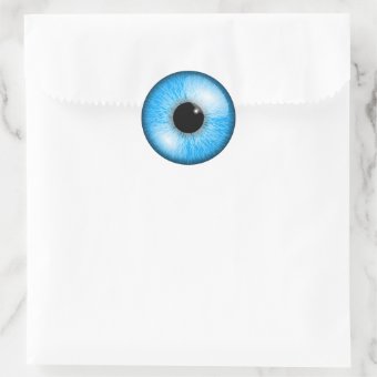 Blue Eye Stickers | Zazzle