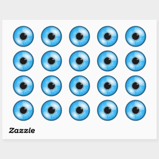 Blue Eye Stickers | Zazzle