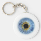 Blue Eye Iris Eyeball Cool Custom Round Key Chain | Zazzle.com