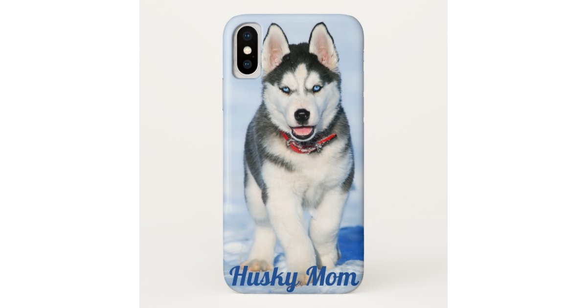 Blue Eyed Siberian Husky - Husky Mom I Phone Case | Zazzle
