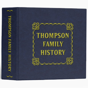 Personalize Your Own Family History Binder - Stay Organized Today! | Zazzle