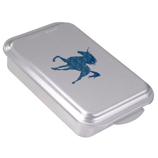 Blue Fire Unicorn Cake Pan | Zazzle