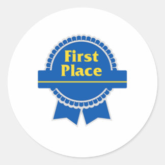 2,000+ First Place Stickers and First Place Sticker Designs | Zazzle