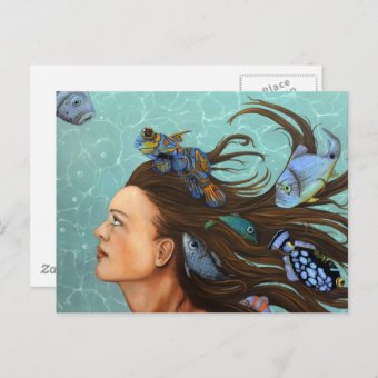 Blue Fish Postcard | Zazzle