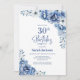 Blue Floral 30th Birthday Party Invitation | Zazzle