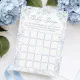 Blue Floral Baby Shower Bingo Game Card | Zazzle