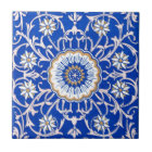Blue Flower Mandala Fractal Tile | Zazzle.com